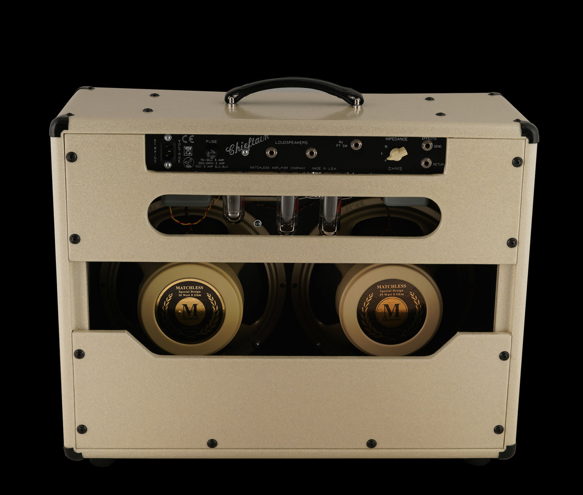 Matchless Chieftain 2x12 Combo - Sparkle Cream – Angel City Guitars