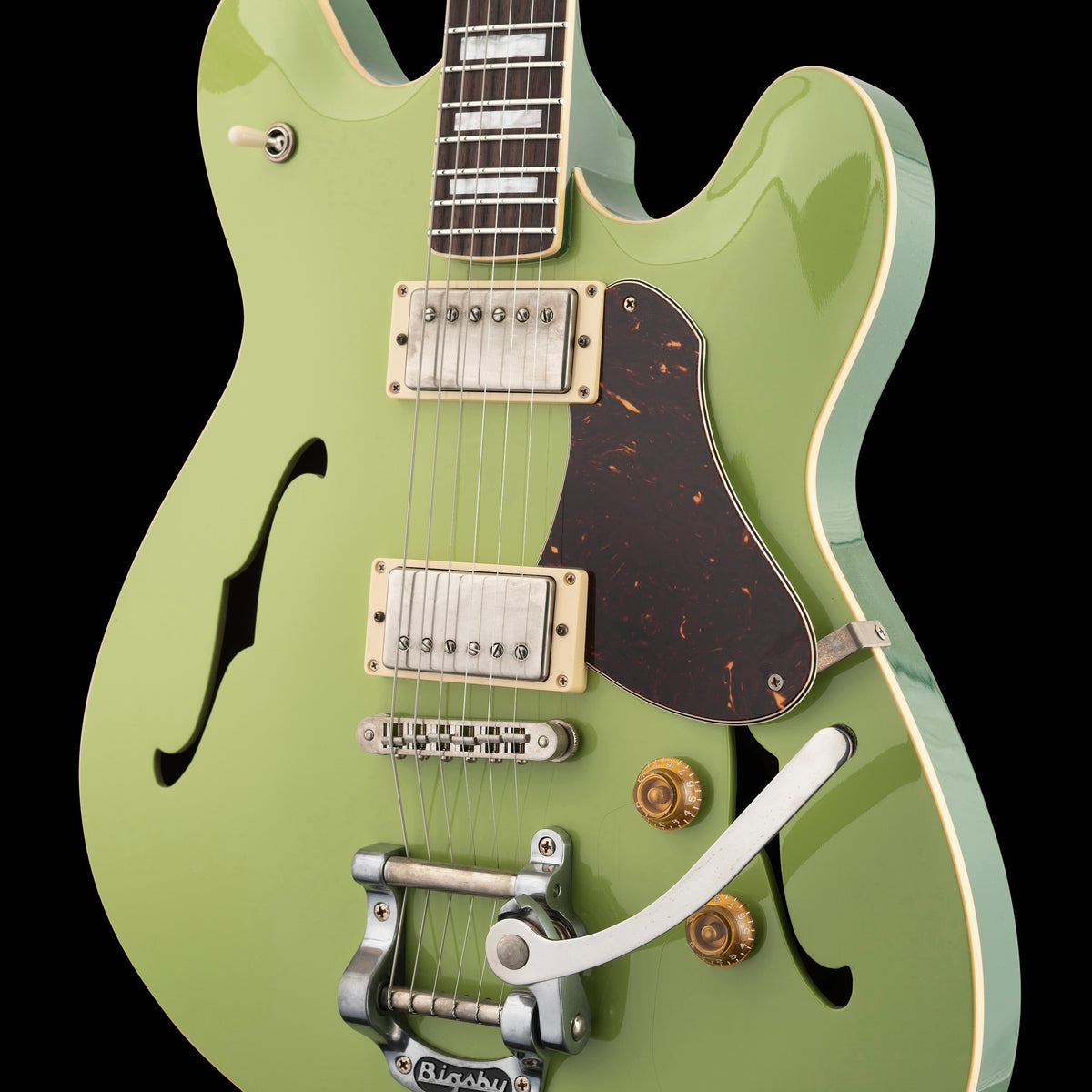 Fano GF6 Alt de Facto Set Neck - Gretsch 2-Tone Green – Angel City Guitars