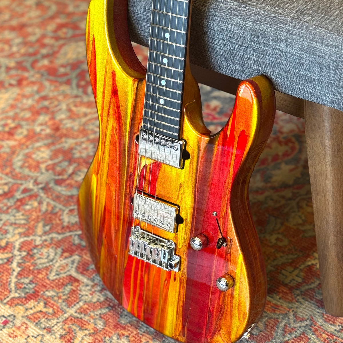 Suhr Custom Modern - Molten Lava Drip – Angel City Guitars