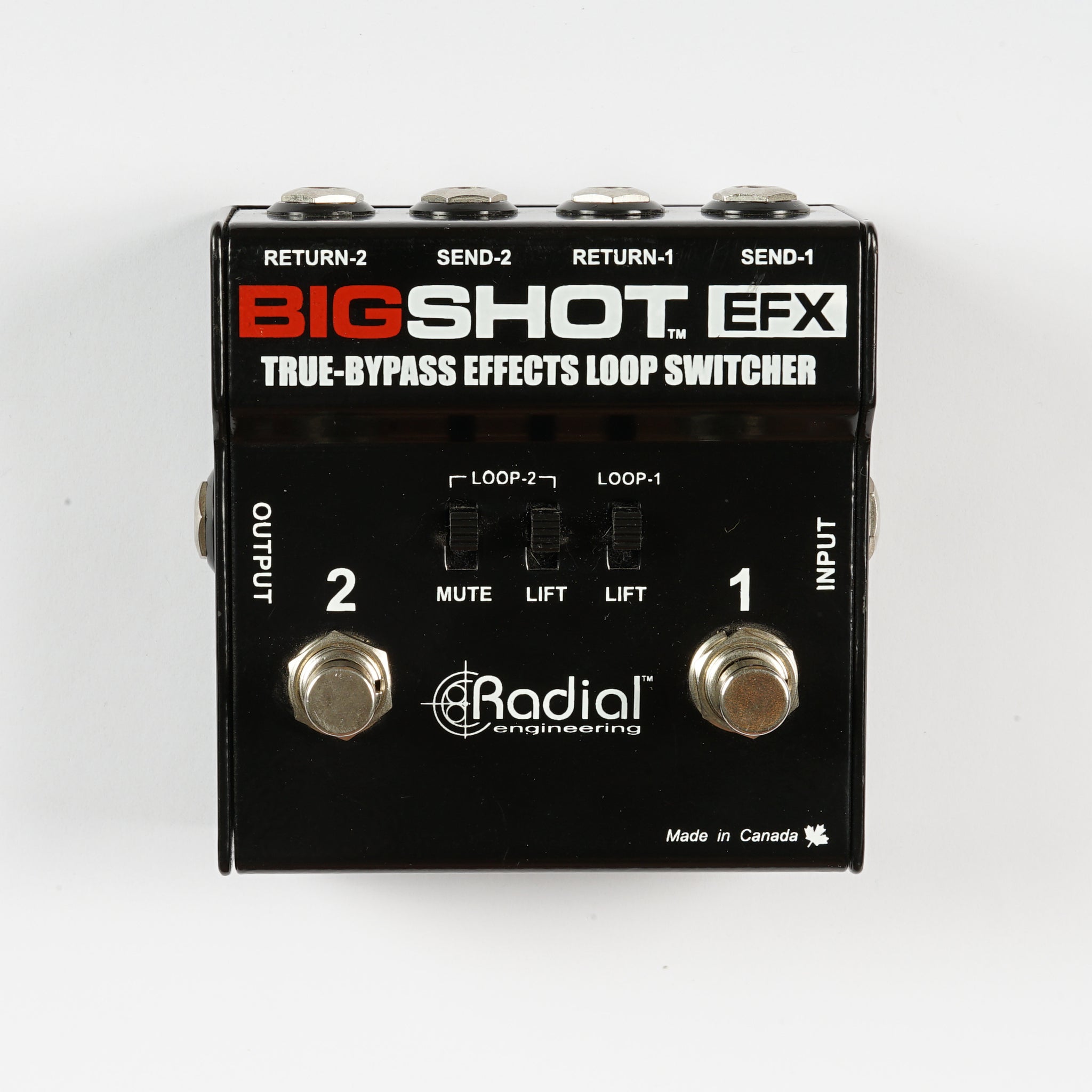 Radial BigShot EFX True-Bypass Effects Loop – Angel City Guitars
