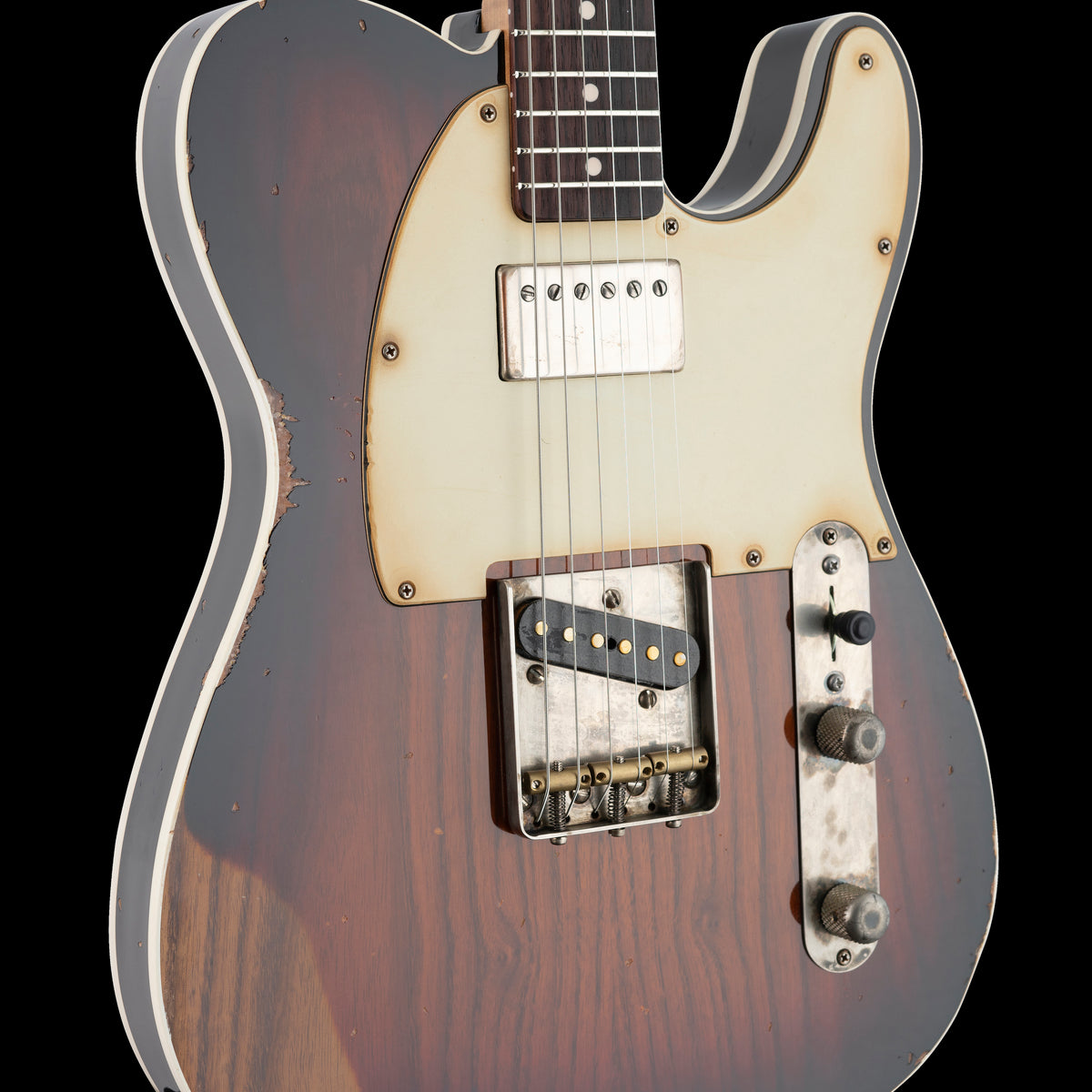 LsL Bad Bone 1 - Limited Run Roasted Paoulownia – Angel City Guitars