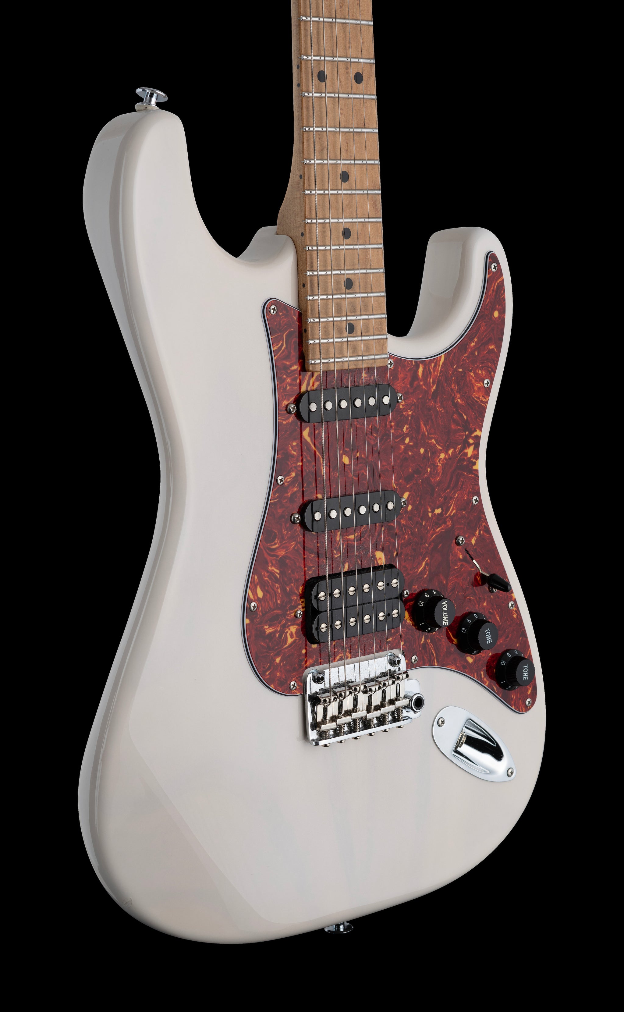 Suhr Limited Edition Classic S Paulownia, Trans White – Angel City Guitars